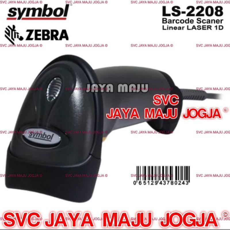 Jual ZEBRA LS 2208 - USB // PS/2 // SERIAL - 1D || BARCODE SCANNER ...