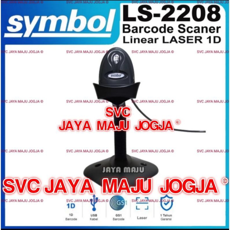 Jual ZEBRA LS 2208 - USB // PS/2 // SERIAL - 1D || BARCODE SCANNER ...