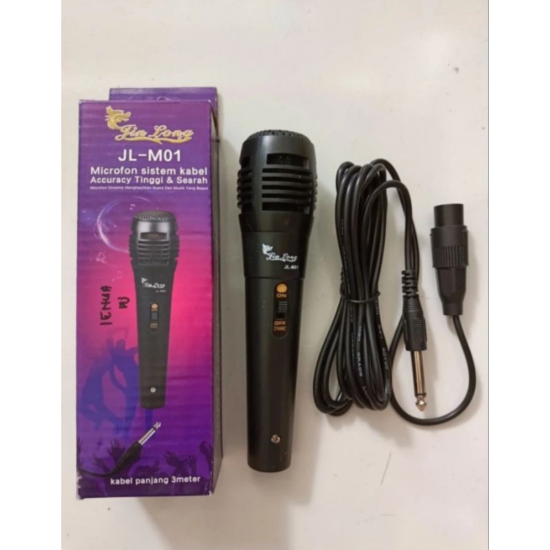 Jual Microphone Speaker Mic Kabel JIN LONG JL-M01 | Shopee Indonesia