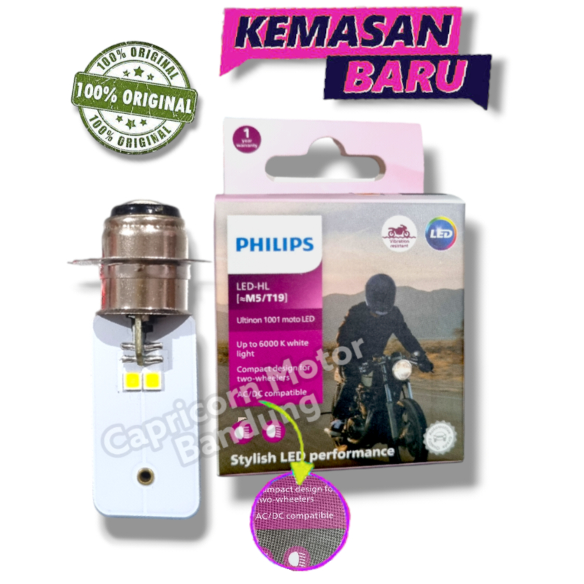 Jual Lampu LED PHILIPS ULTINON 1001 T19 BEAT MIO VARIO M3 GRAND Moto LED PUTIH AC DC | Shopee ...