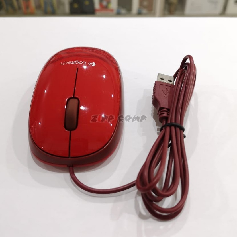 Jual PROMO MURAH Mouse Logitech M105 Original Merah - Bekas | Shopee ...