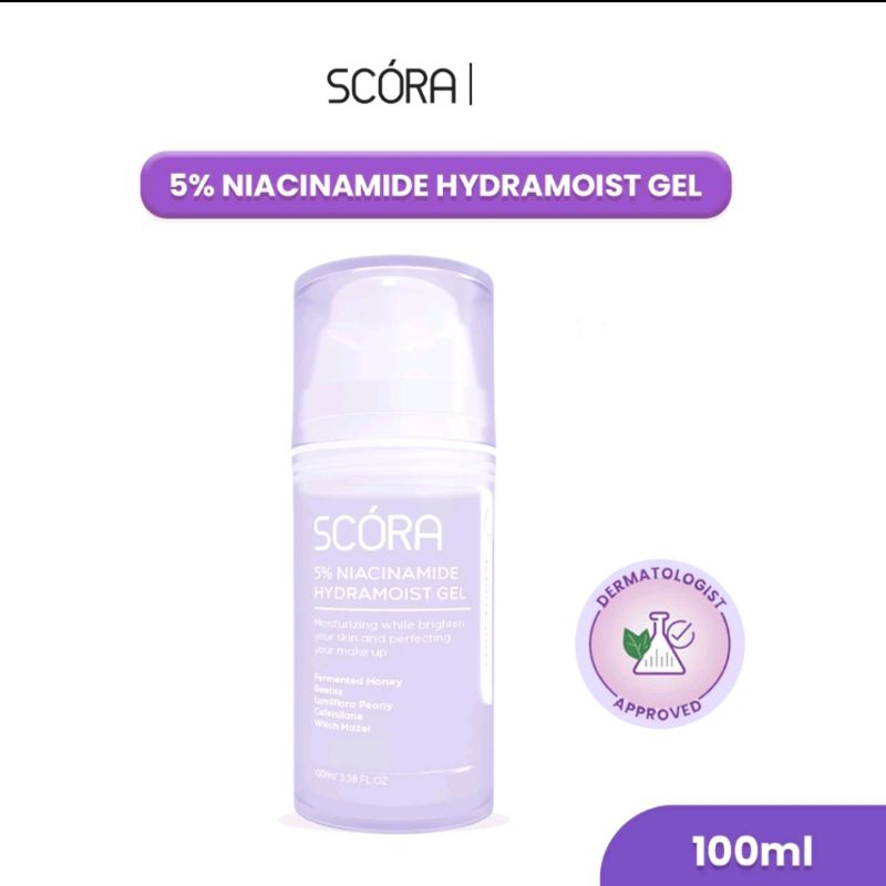 Jual [ORIGINAL] SCORA 5% Niacinamide Hydramoist Gel 100ml Pelembab Wajah yang Mencerahkan Kulit ...