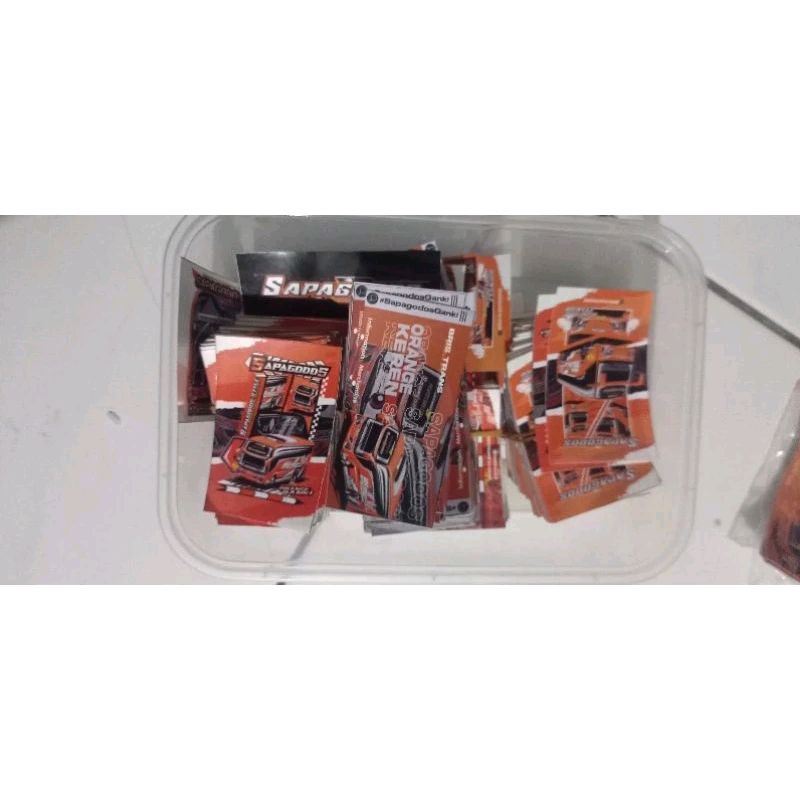 Jual stiker versi terbaru bris trans jetbus5 sapagodos ( 5 pcs ...