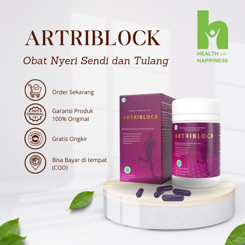 Jual Artriblock Asli Obat Herbal Nyeri Tulang & Sendi Terbaik | Shopee ...