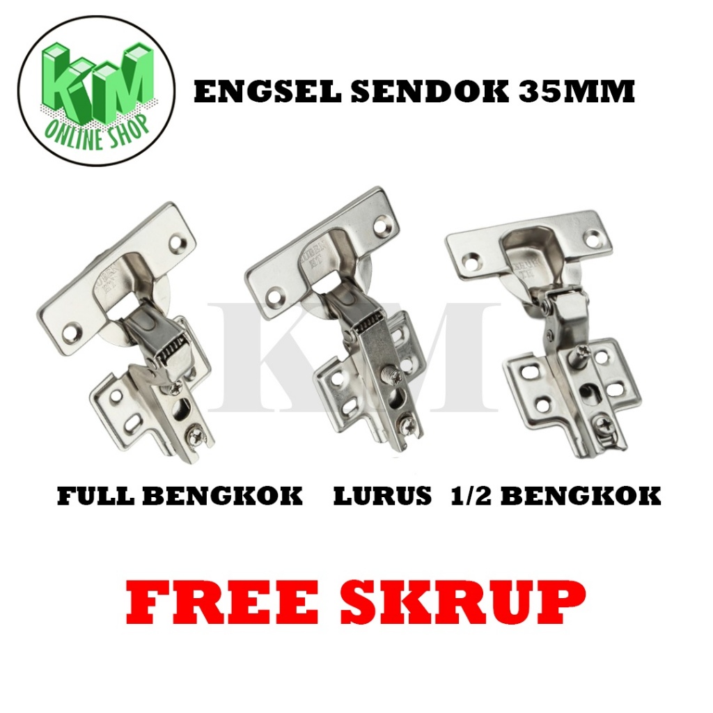 Jual Engsel Sendok 35mm Chrome Besi Cabinet Lemari Kitchen | Shopee ...