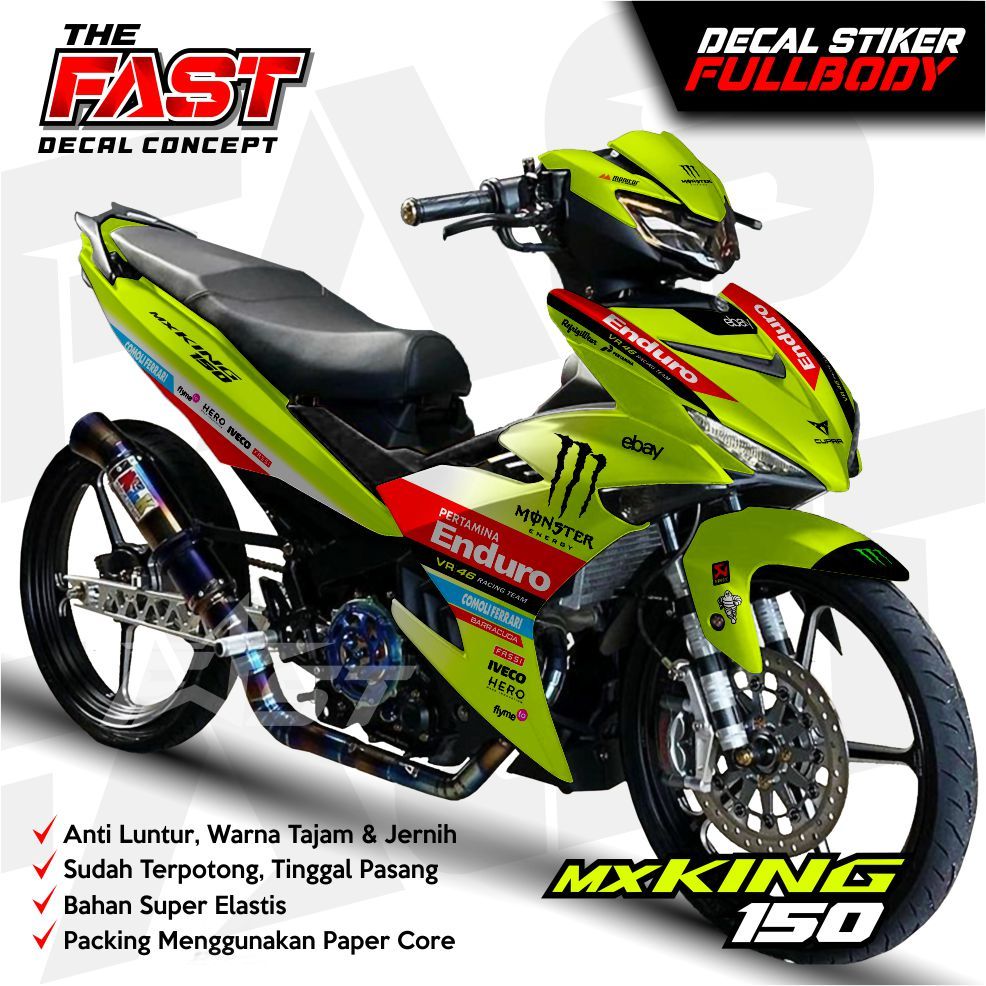 Jual TERBARU Decal MX KING NEW Fullbody Enduro MotoGP Racing Cutom ...