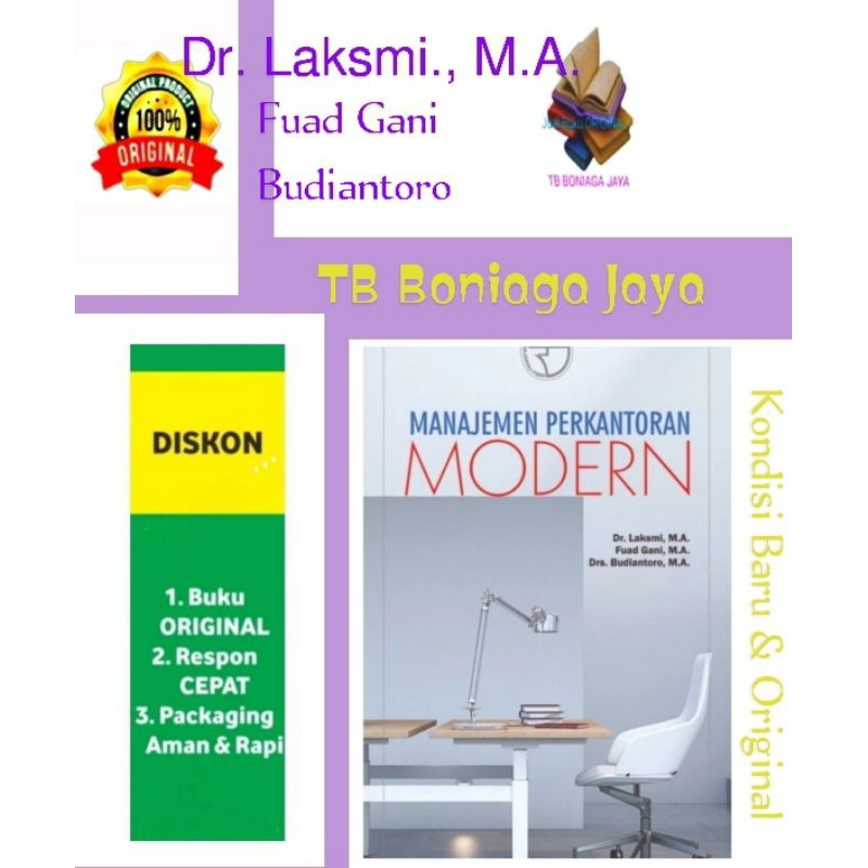 Jual MANAJEMEN PERKANTORAN MODERN - Dr. Laksmi, M.A. | Shopee Indonesia