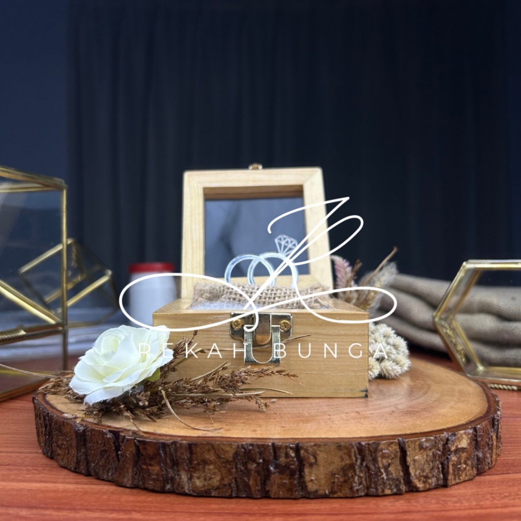 Jual Mahar tunangan aesthetic hantaran pernikahan rustic dried flower ...