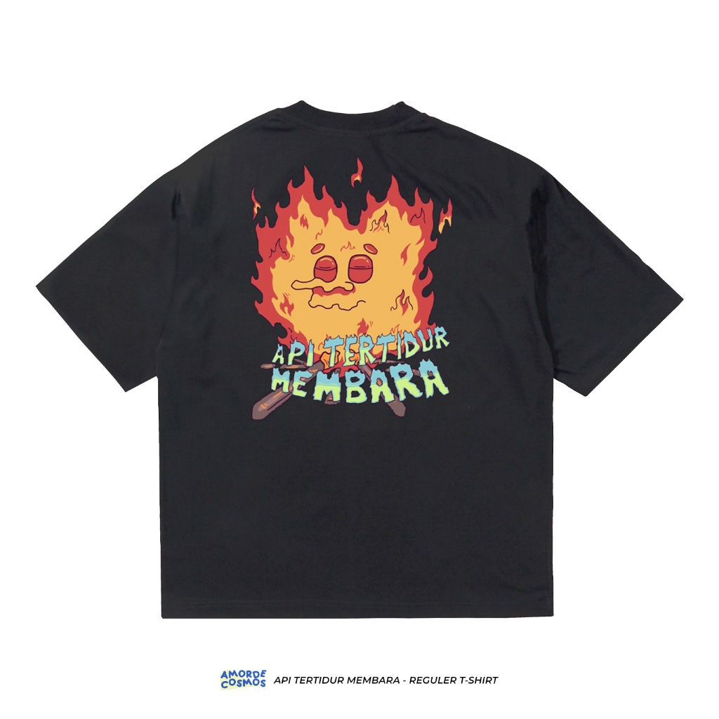 Jual T-shirt Kaos Api Tertidur Membara Amor De Cosmos | Shopee Indonesia