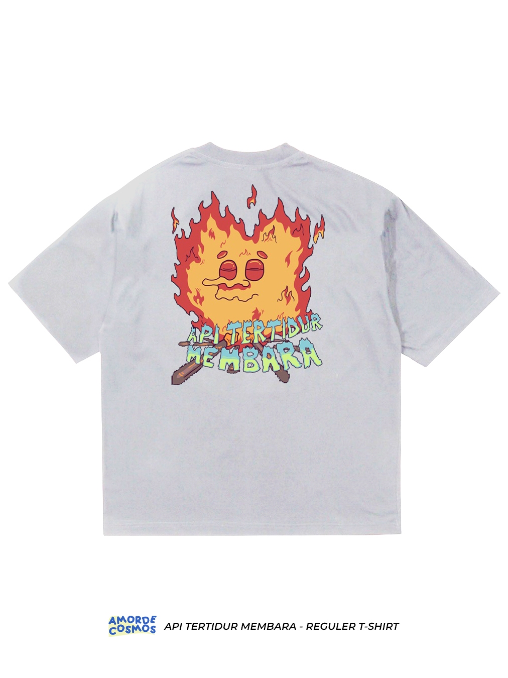 Jual T-shirt Kaos Api Tertidur Membara Amor De Cosmos | Shopee Indonesia