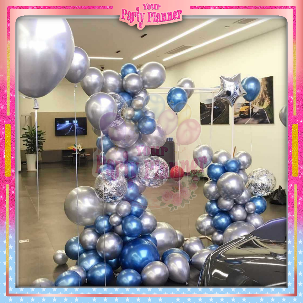 Jual [SATUAN] Balon Latex Chrome Double Metallic JUMBO Ukuran 18 Inch ...