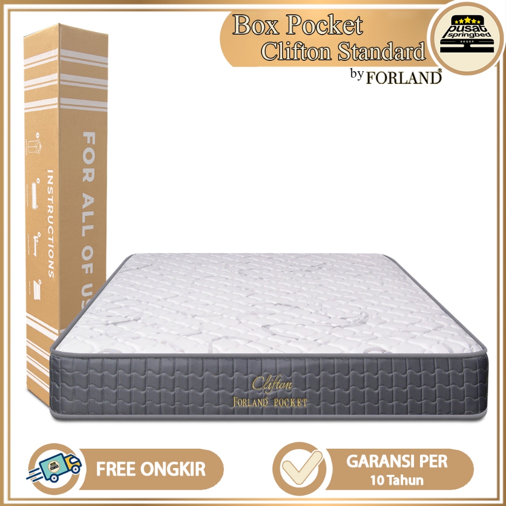 Jual Kasur Springbed in a Box - Forland Box Standard Series - Mattress ...