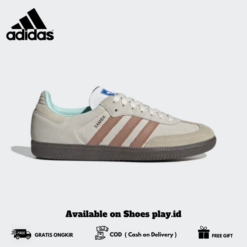 Jual Sneakers Adidas Samba Og Clay Starta White Gum | Shopee Indonesia