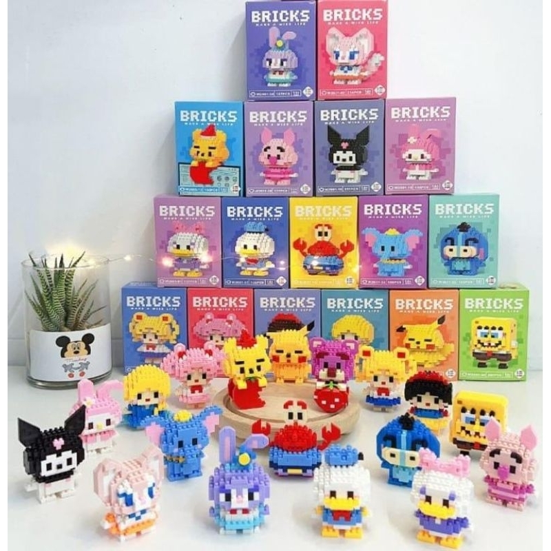 Jual Mini Bricks Nano Block Karakter Cartoon W2601 | Shopee Indonesia