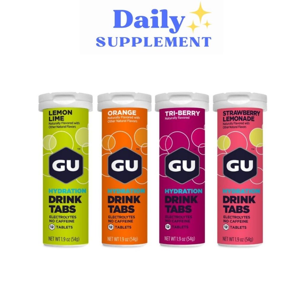 Jual GU Energy Hydration Electrolyte Drink Tablets - 12 Tablets ...