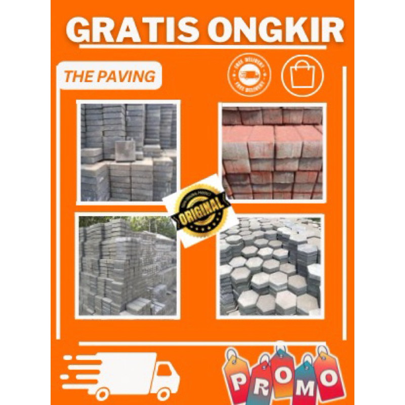 Jual Paving Block - Bata - Hexagon 6 Cm | Shopee Indonesia