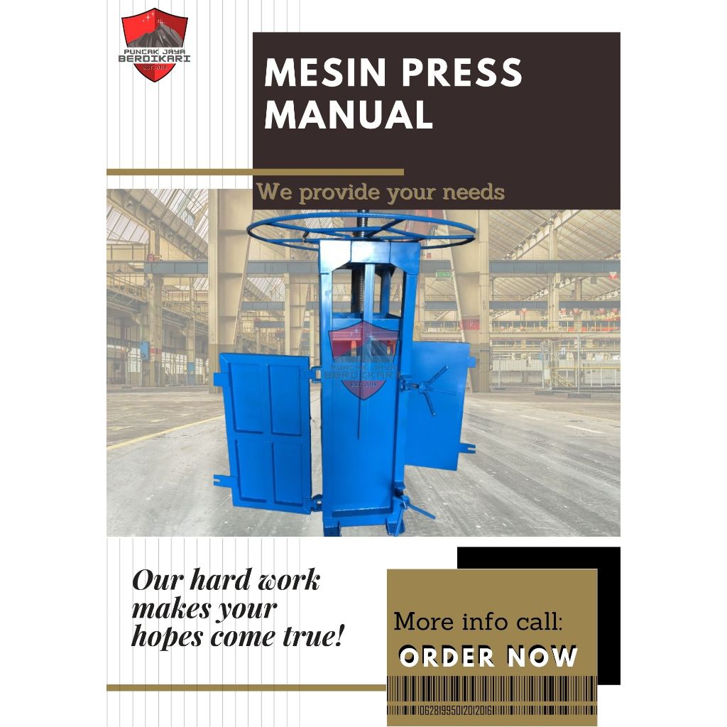 Jual Mesin Pres Kardus Manual / Mesin Press Kaleng / Mesin Press ...