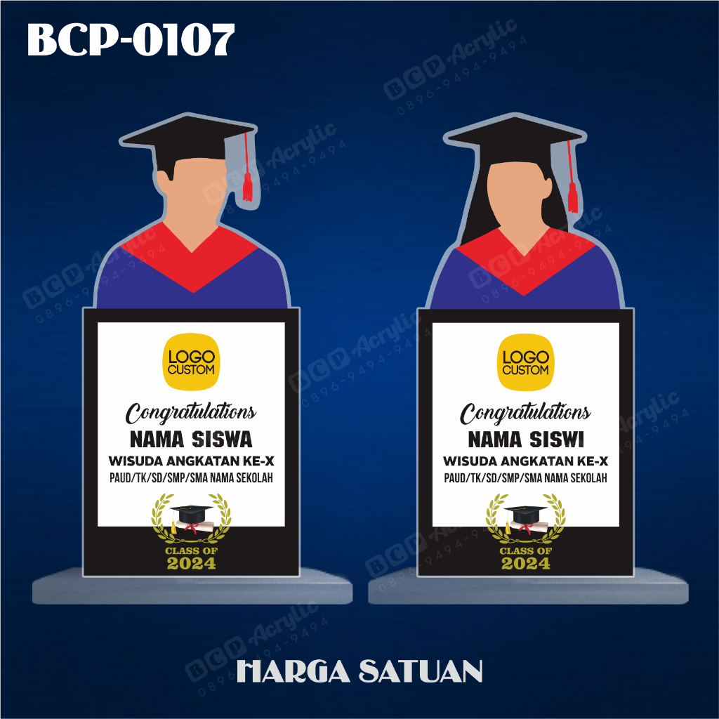 Jual PLAKAT WISUDA, PIALA WISUDA, PIAGAM WISUDA, MEDALI WISUDA, PLAKAT ...