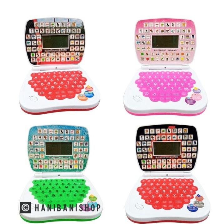 Jual Mainan Anak Mini Laptop 4 BAHASA / Alat Bantu Belajar | Shopee ...