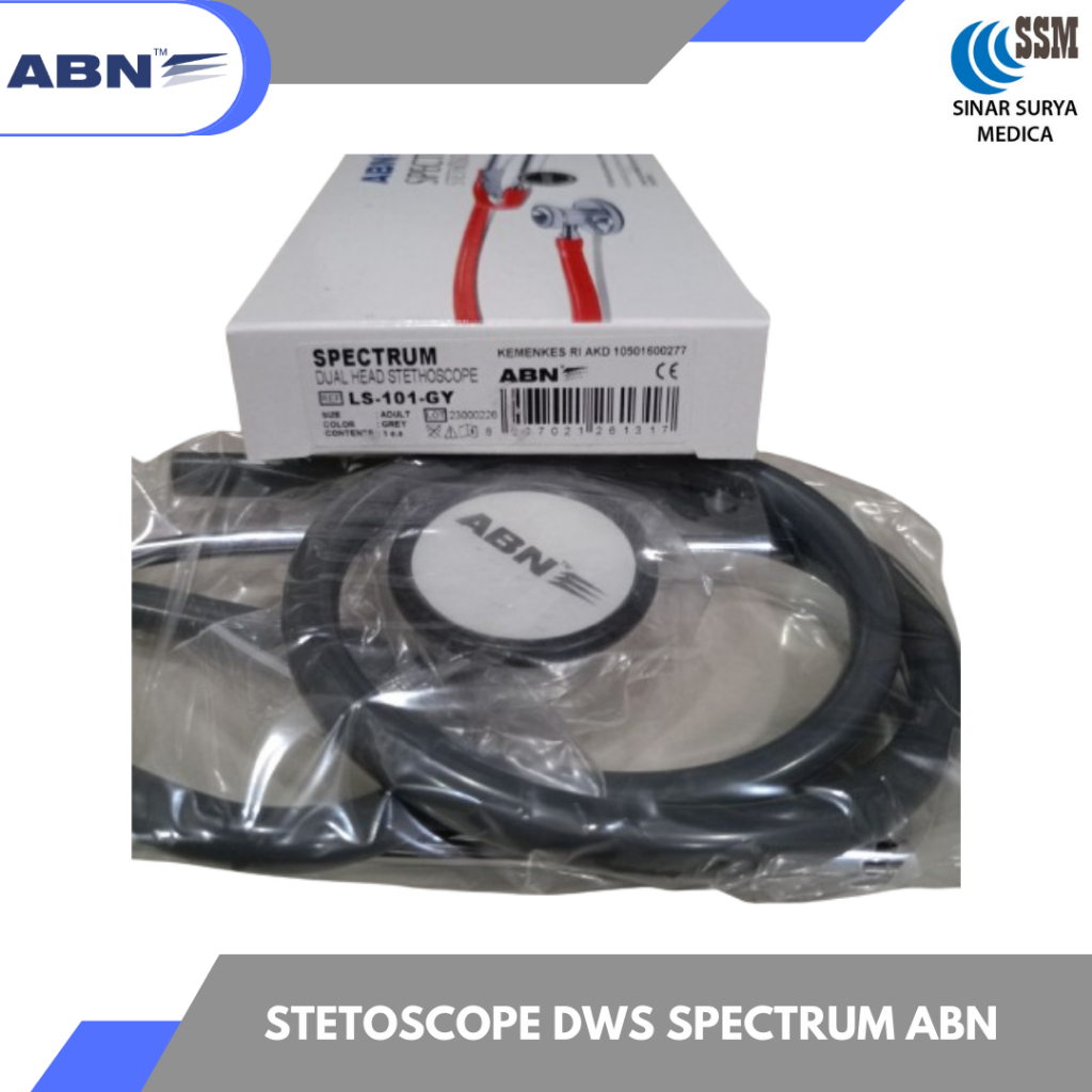 Jual ABN Stetoskop Dewasa Spectrum Dual Head / Stetoskop spektrum ABN ...