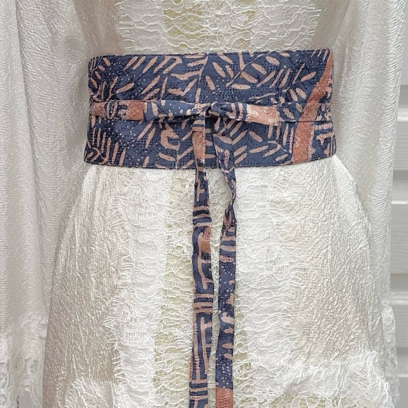 Jual OBI Belt Batik Motif Premium Bahan Viscose Ikat Pinggang Sabuk ...
