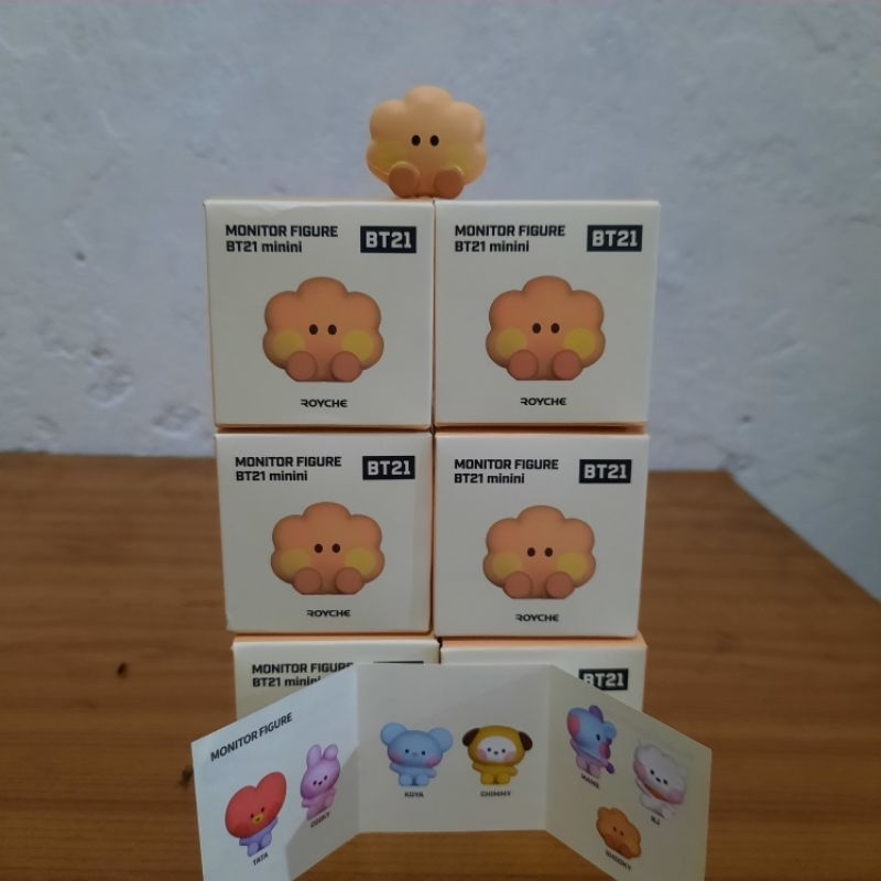 Jual [SALE ‼️] BT21 minini MONITOR FIGURE OFFICIAL - SHOOKY | Shopee Indonesia