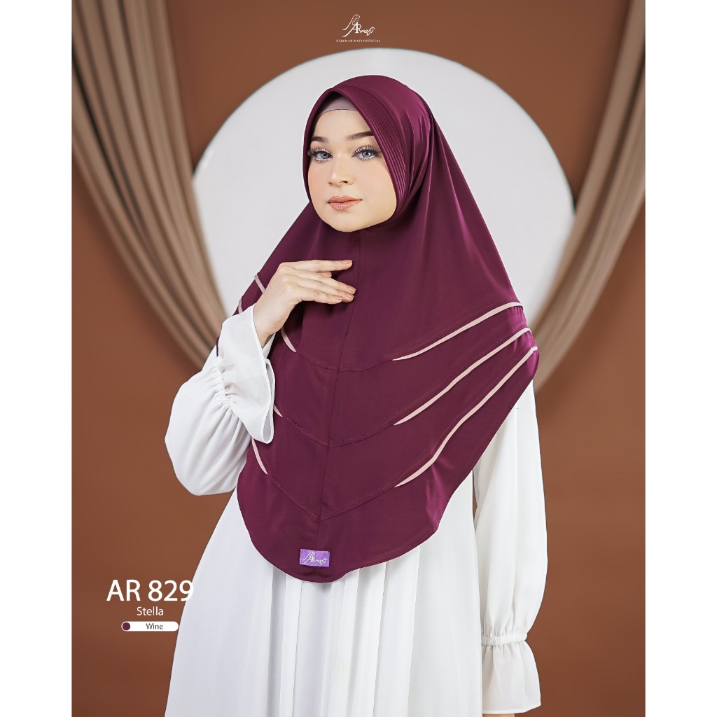 Jual HIJAB AR 829 | HIJAB AR RAFI | Shopee Indonesia