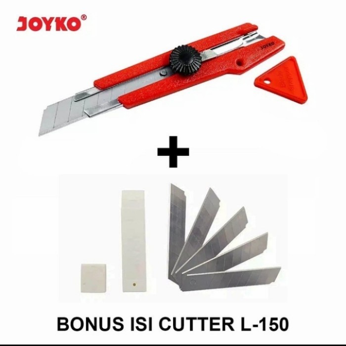 Jual CUTTER JOYKO L500 +REFILL/ CUTTER BESAR / SILET BESAR /CUTTER ...