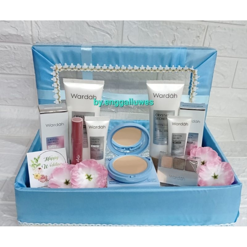 Jual PAKET SESERAHAN WARDAH WHITE SCRET 7 ITEM/WARDAH PAKET SESERAHAN ...