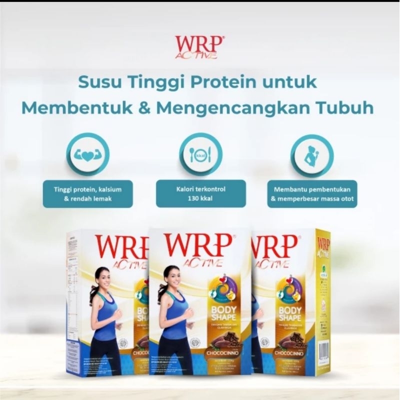 Jual WRP Body Shape Chococino 210gr | Susu Tinggi Protein | Susu Tinggi ...