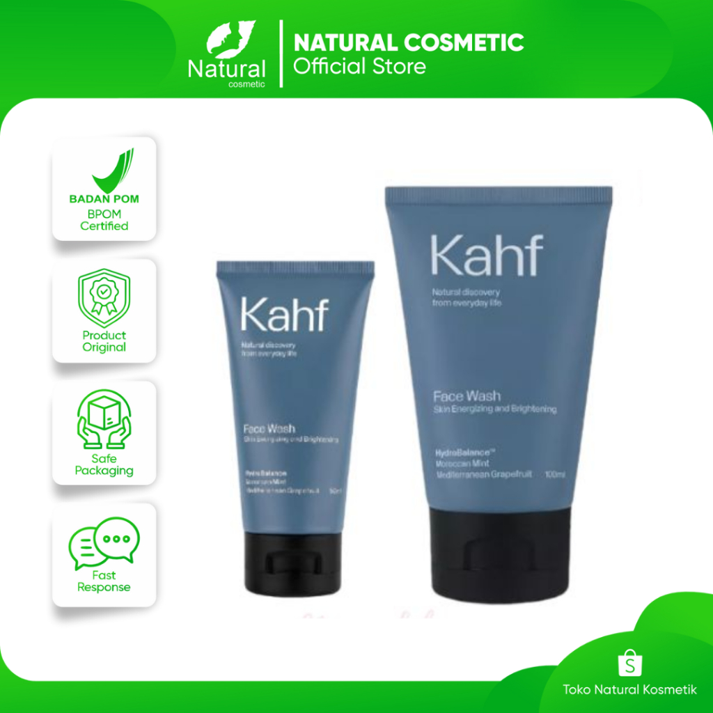 Jual Kahf Skin Energizing and Brightening Face Wash | Shopee Indonesia