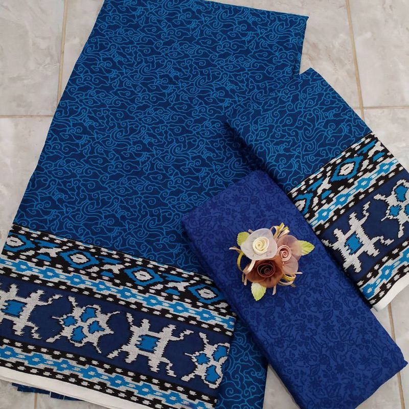 Jual Kain Batik Printing Halus Motif maga mendung Kain Bahan Baju Seragam Bridesmaid Batik ...