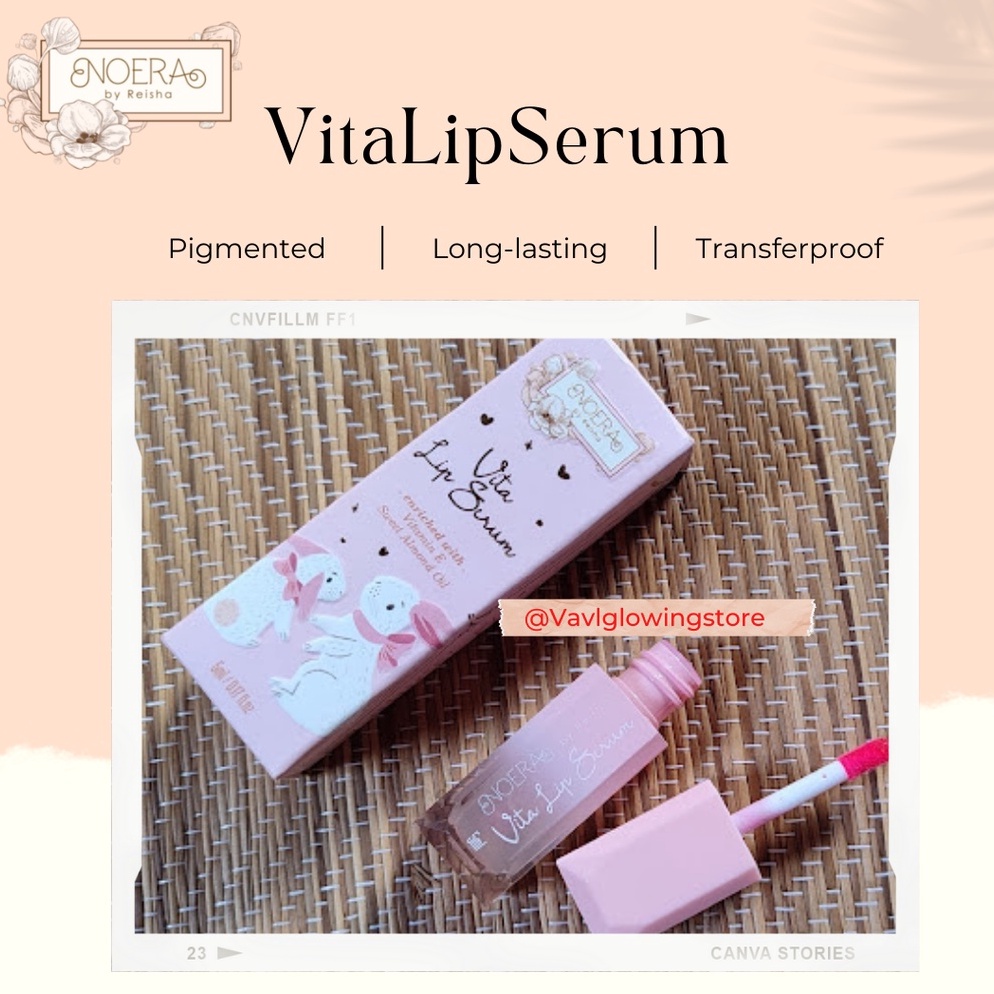 Jual ART R24X Ready Stock Noera Vita Lip Serum VitaLip Serum Noera ...