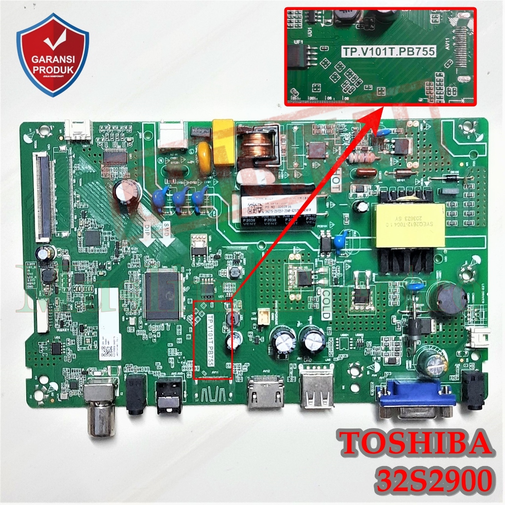 Jual Mainboard LED TV Toshiba 32S2900 | Shopee Indonesia