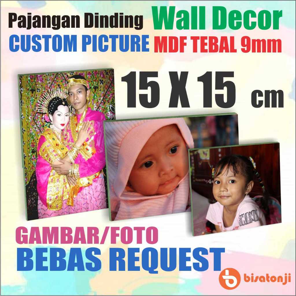 Jual pajangan dinding / hiasan dinding foto / gambar bebas sesuai ...