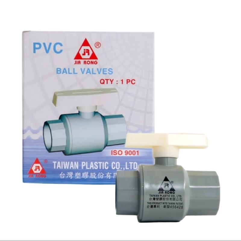 Jual STOP KRAN / BALL VALVES PVC JIA RONG 1/2 INCH | Shopee Indonesia