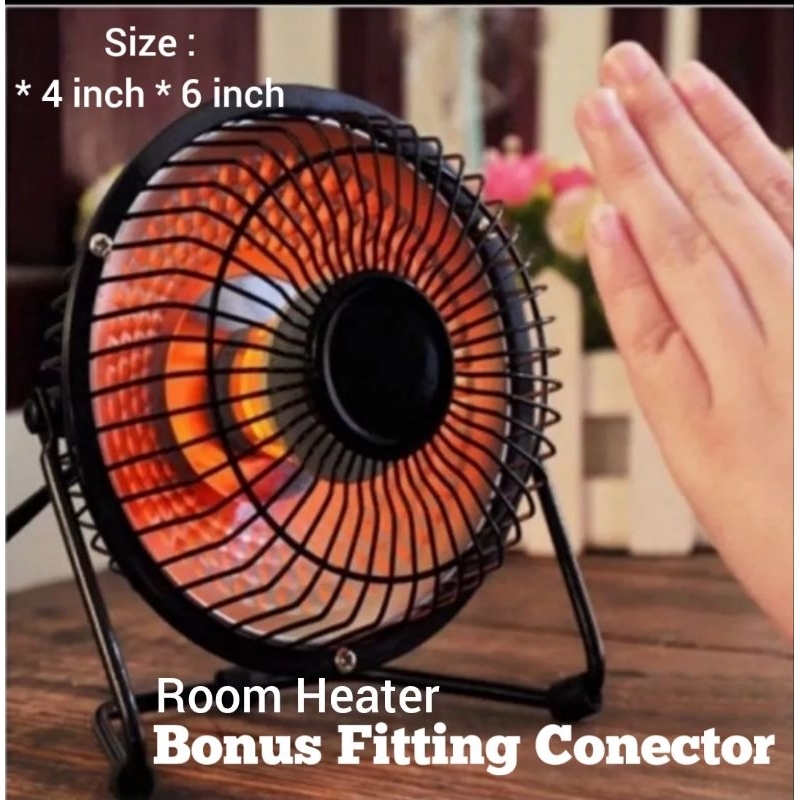 Jual Pemanas Ruangan Penghangat 6 inch Metal Elektrik Room Heater ...