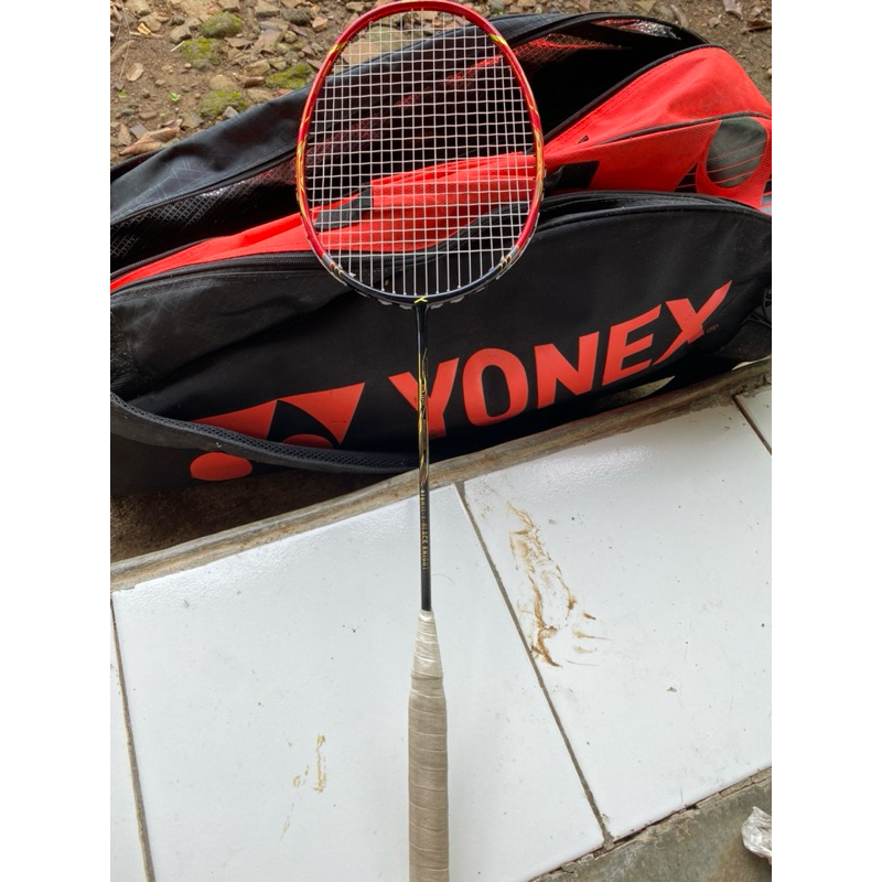Jual raket badminton hundred atomic x black knight | Shopee Indonesia