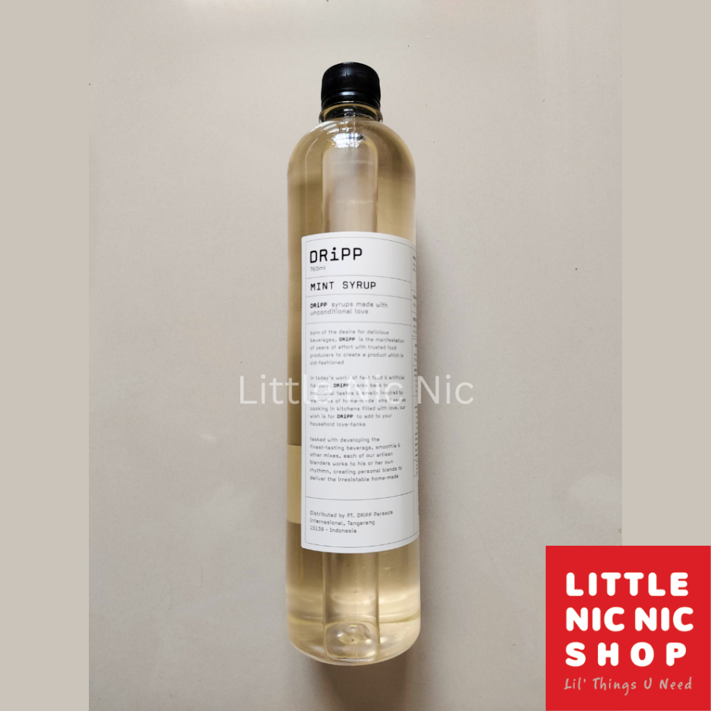 Jual Dripp Mint Flavoured syrup sirup rasa vanili minuman cafe | Shopee ...