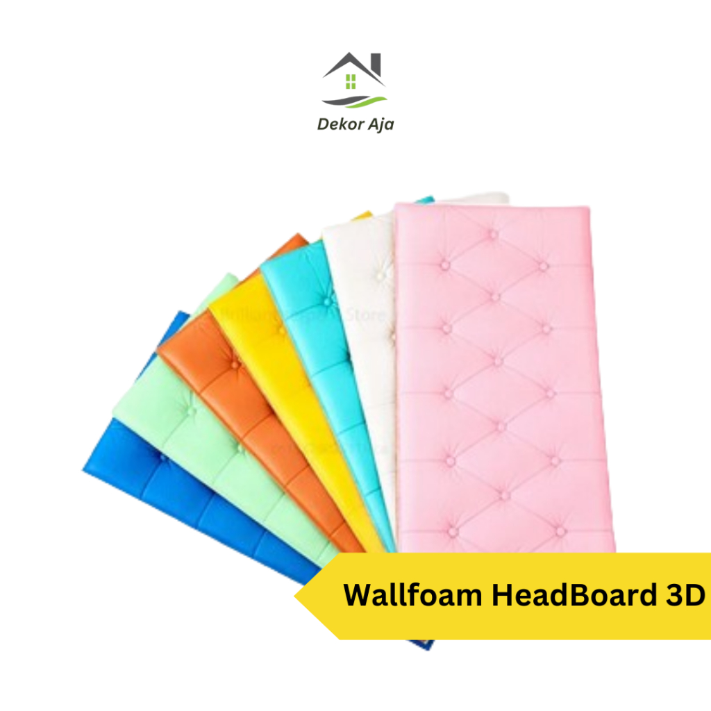 Jual Wallpaper Foam 3D Headboard Bed Wall Sticker Busa Dinding Walpaper ...