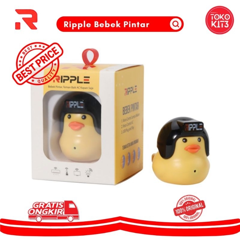 Jual Ready STOK Ripple AI Smart Remote BEBEK PINTAR AC TV & Lampu Malam ...