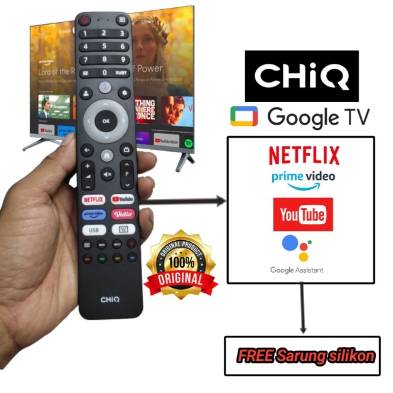 Jual Remote CHIQ google tv original | Shopee Indonesia