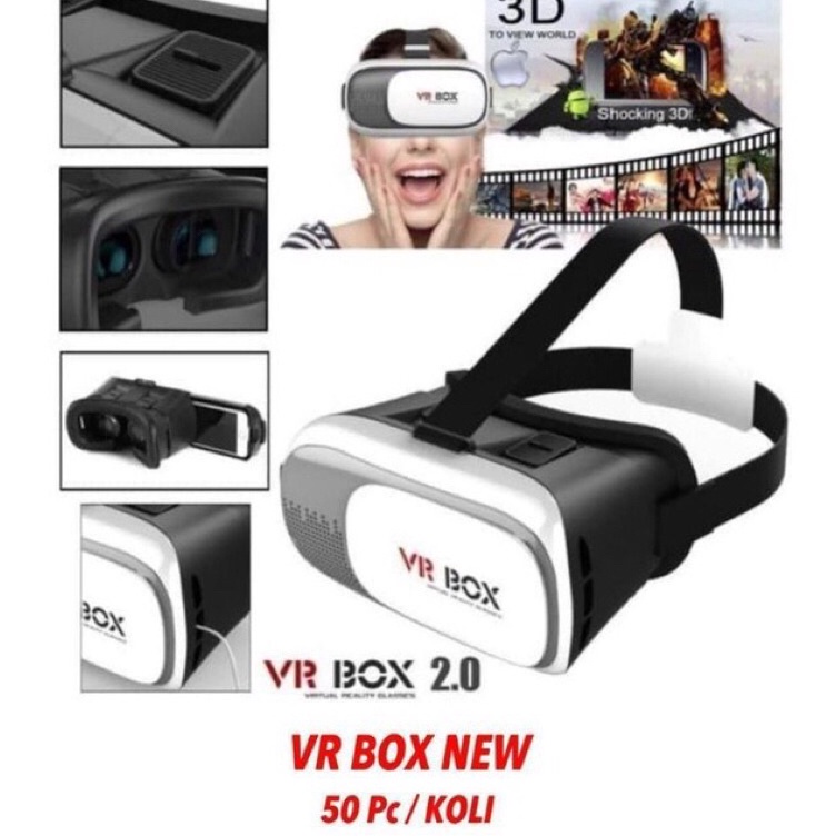 Jual Kirim Sekarang Vrf VR BOX VIRTUAL GNX2VIRTUAL REALITYVIRTUAL 3D | Shopee Indonesia