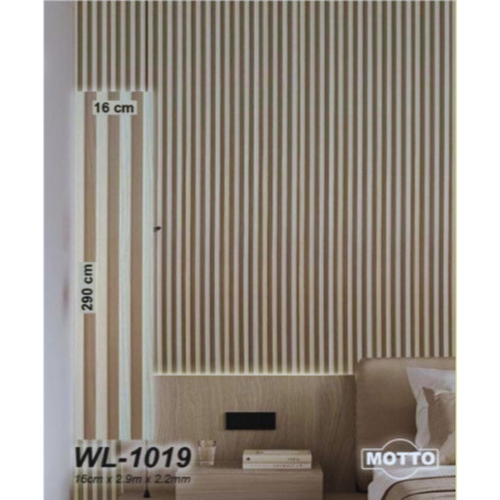 Jual Wood Panel WPC / Wall Panel PVC / Kisi Kisi Tembok / Dinding Motif ...
