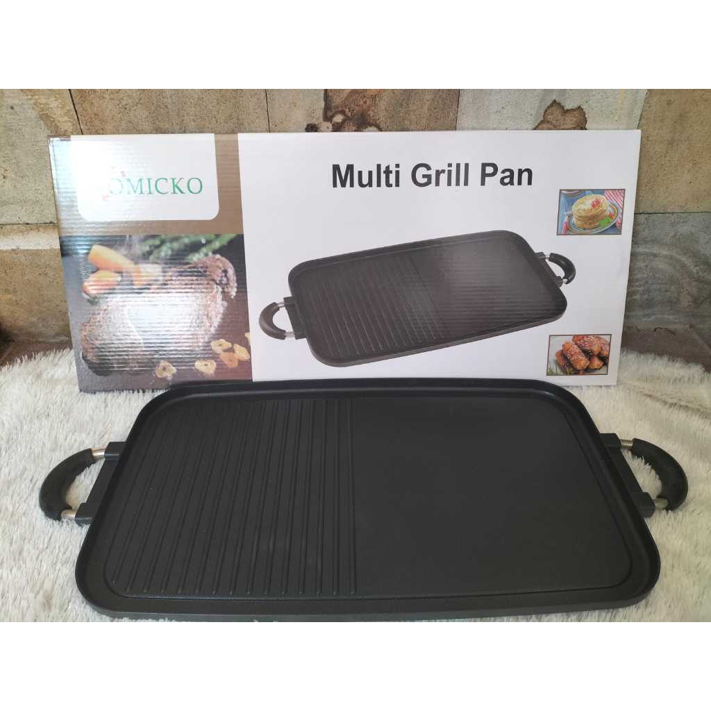 Jual GRILL PAN BBQ ALAT PANGGANG DAGING HOT PLATE ANTI LENGKET ...