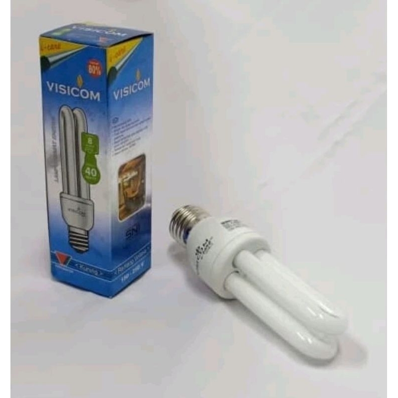 Jual Lampu PLC Visicom U2 8 Watt Cahaya White (Garansi 1th) | Shopee ...