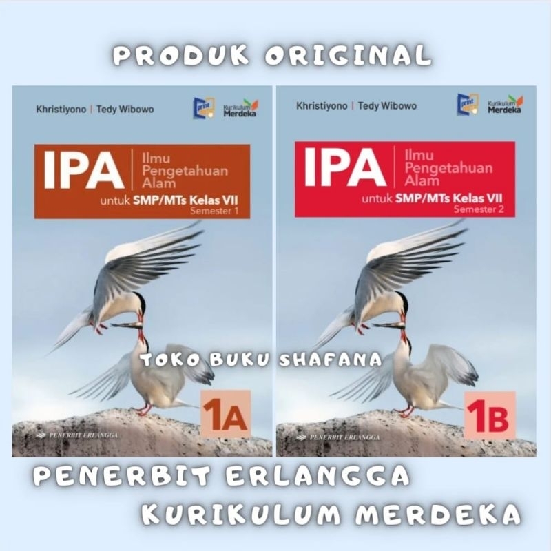 Jual Buku IPA 1A 1B Penerbit Erlangga Semester 1 2 Kelas 7 SMP/MTs ...