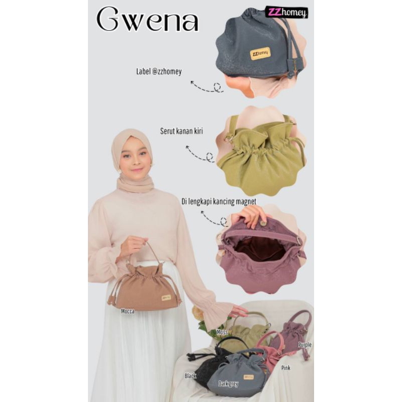 Jual [MAMILI] GWENA SLINGBAG GLITER BY ZZHOMEY MAMILI | Shopee Indonesia