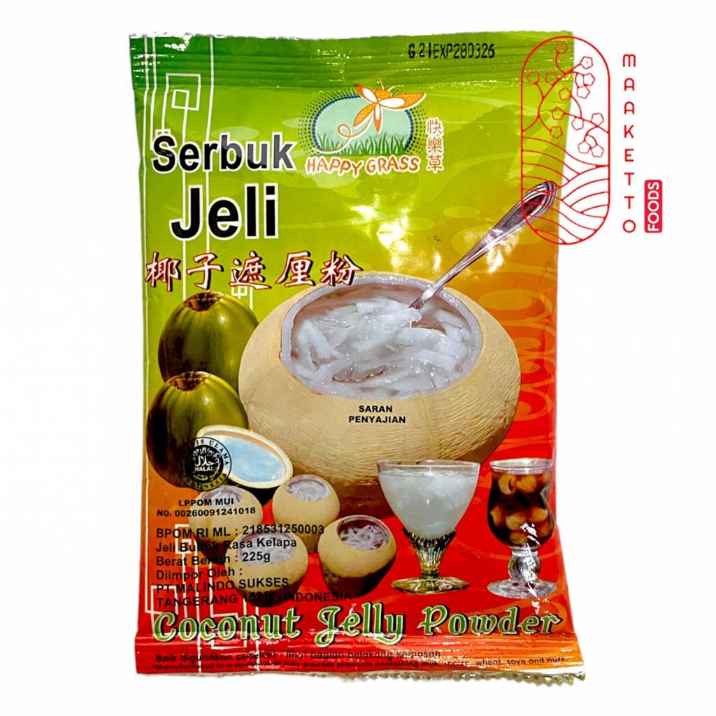 Jual Happy Grass Serbuk Jelly Kelapa / Coconut Jelly Powder 225gr ...