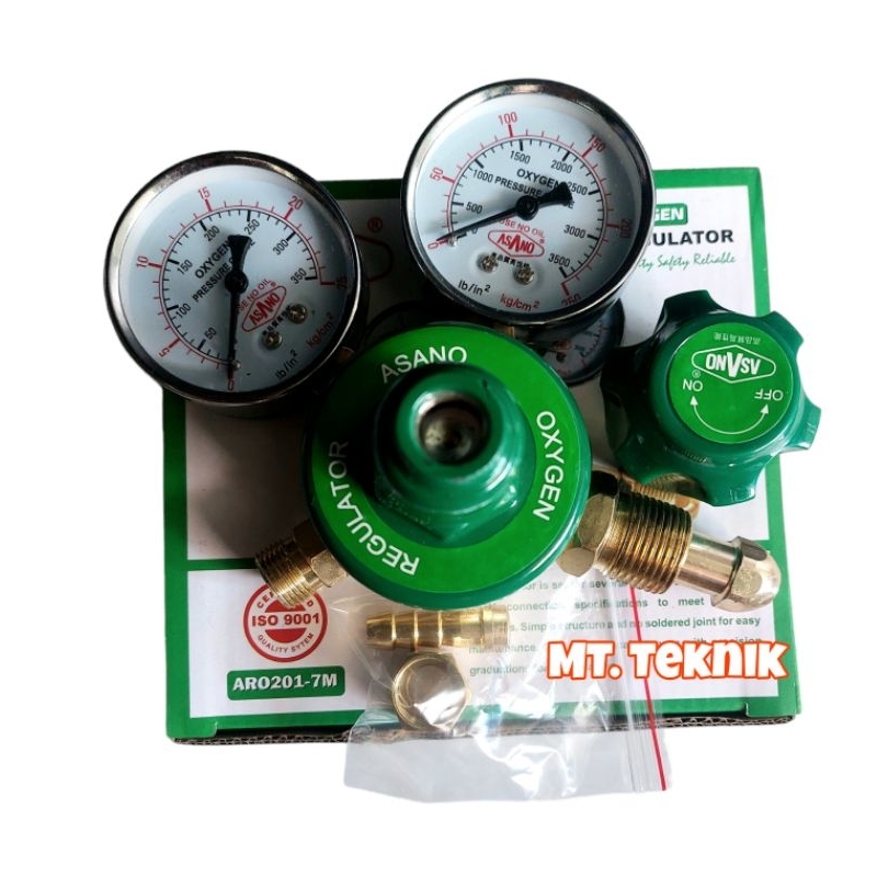 Jual REGULATOR LAS TABUNG OKSIGEN ASANO OXYGEN WELDING REGULATOR OXYGEN | Shopee Indonesia